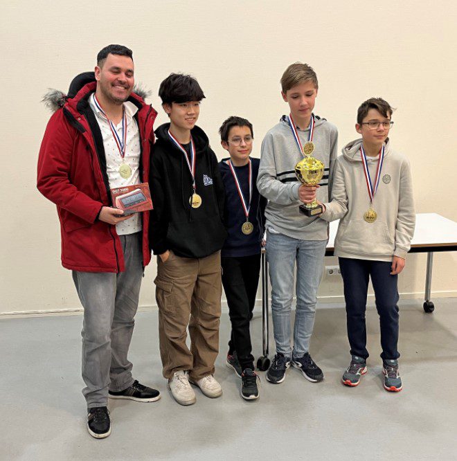 KC Chesscool A1, DD C1 en ESV D1 Kampioen JCC 2022 - Schaakbond